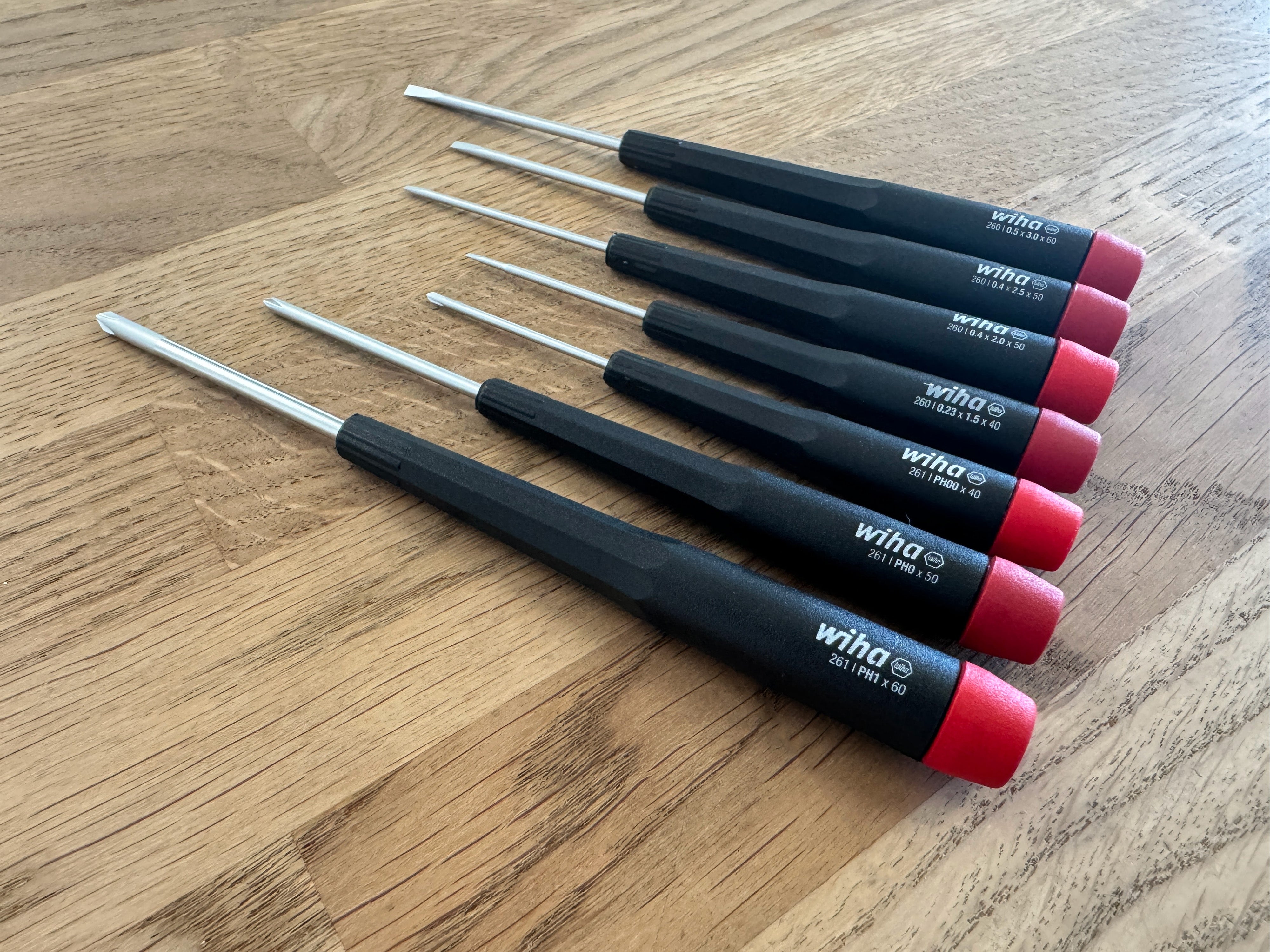Wiha 7-Piece Precision Slotted and Phillips Screwdriver Set – Hackerbot ...